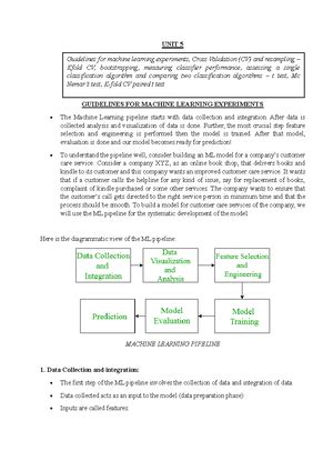UNIT3 ML NOTES UNIT III INTRODUCTION TO ML Learning Types Of Machine Learning Supervised