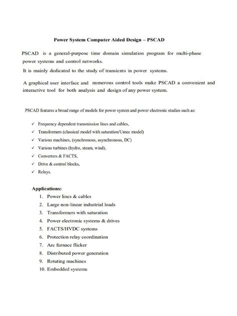 Pscad Pdf