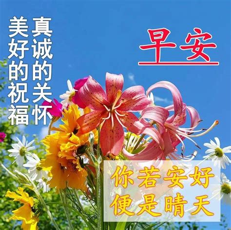 早上好漂亮动态图片，祝你幸福又平安，健康每一天！祝福