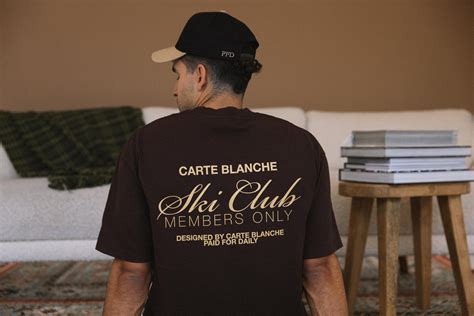 The Cb Ski Club Snapback Black And Khaki Carte Blanche
