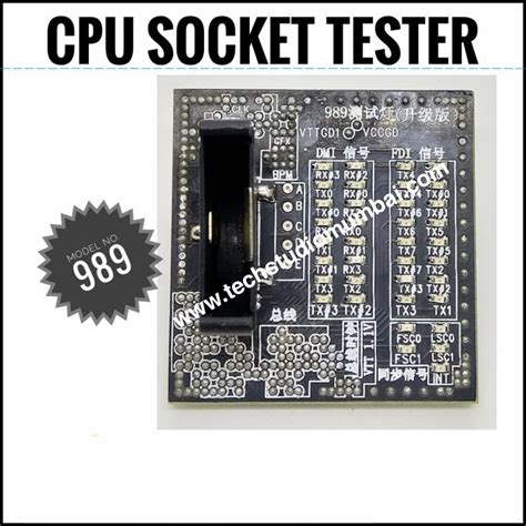 989 Cpu Socket Pc Testor Analyzer Card For Motherboard Tech Studio