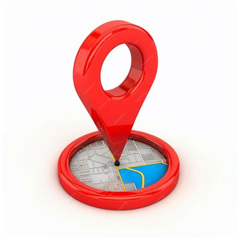Premium Photo Red Map Pointer Isolated On White Background