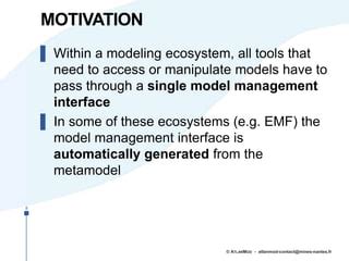 Fase Map Based Transparent Persistence For Very Large Models Ppt