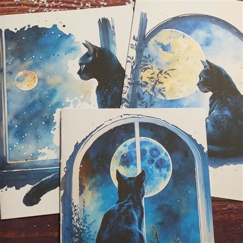 Handmade Password Logger Black Cat Password Keeper Handmade Web Site