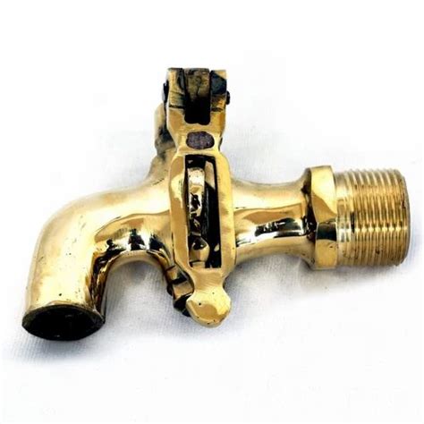 Golden Locking Brass Tap For Water Fitting Size 5 Inch At ₹ 232piece In Gondal