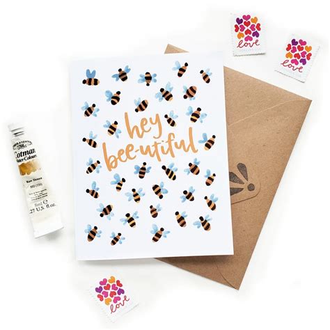 Bee Utiful Pun Valentine Card Artofit
