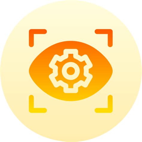 Bionic Eye Basic Gradient Circular Icon