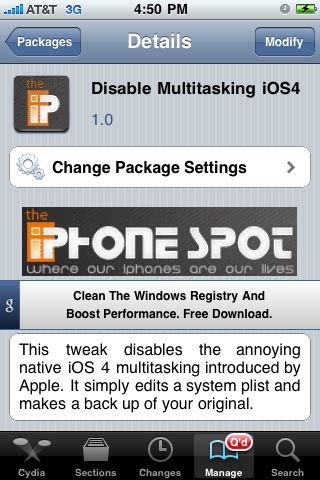 วธปด Multitasking บน iOS 4