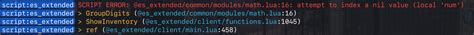 Es Extended Error ES ESX Cfx Re Community