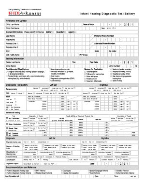Fillable Online Healthy Arkansas Indiana Diagnostic Audiology