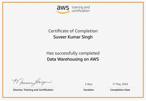 Learned Data Warehousing On Aws Suveer Kumar Singh Posted On The Topic Linkedin