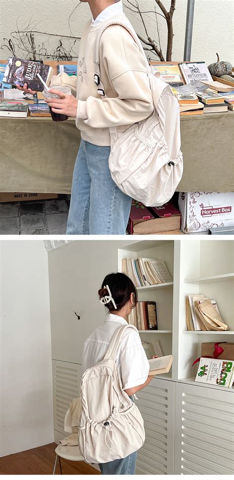 윤키 [윤키] 스트링백팩 여성 여행용 여대생 백팩 배낭 가방