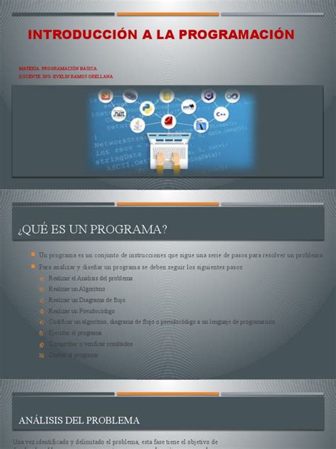 IntroducciÓn A La ProgramaciÓn Basica Pdf Algoritmos Lenguaje De