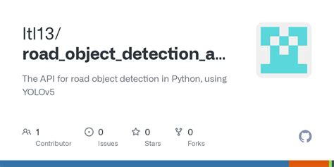 Github Ltl Road Object Detection Apis The Api For Road Object