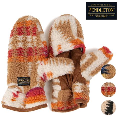ペンドルトン Pendleton ボアミトン Pdt 000 243030 Fw24 Boa Mitten メンズ・レディース 手袋 フリースグローブ 防寒 10080183