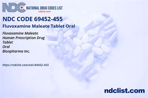 Ndc 69452 455 Fluvoxamine Maleate Tablet Oral