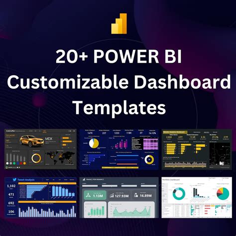 Power Bi Dashboard Template Dashboard Templates For Data Analytics