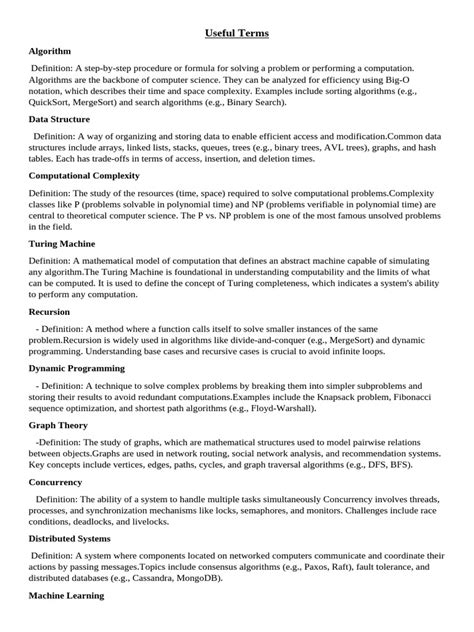 Useful Terms Pdf Quantum Computing Computational Complexity Theory