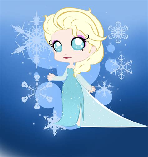 Chibi Elsa From Frozen By Zerlincute On Deviantart