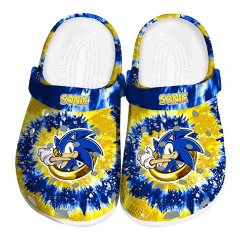 Sonic The Hedgehog Splatter Graphics Clog Vivacrocs