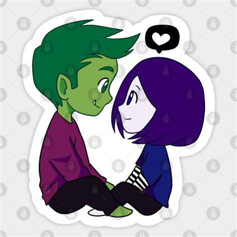 Gar And Rachel Teen Titans Sticker Teepublic