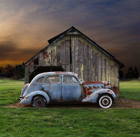 Pin By Sandra Anderson On Barns Old Barns Old Cars Abandoned Cars