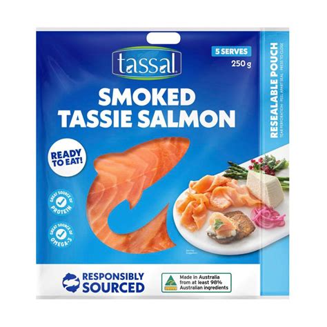 Buy Tassal Tasmanian Smoked Salmon 250g Coles