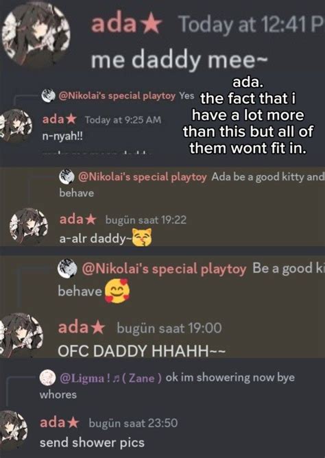 Ada Funny Chat Discord Me Appreciation Post