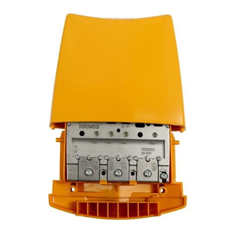 High Gain Mast Amplifier LTE Nd Digital Dividend Inputs FM BIII DAB UHF UHF Televes
