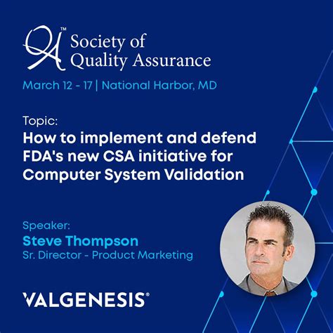 valgenesis on linkedin sqaevent csa csv qualityconference sqa