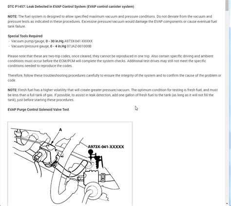 Code P1457 I Replaced The 2 Way Valve Evap Cannister And The Vent