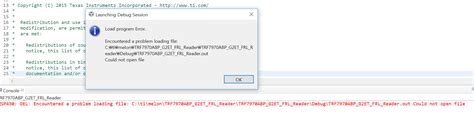 CCS RF430FRL152H CCS Issue Code Composer Studio Forum Code Composer Studio TI E2E