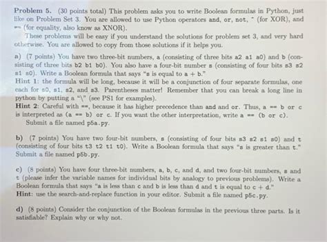 solved problem 5 30 points total this problem asks you to
