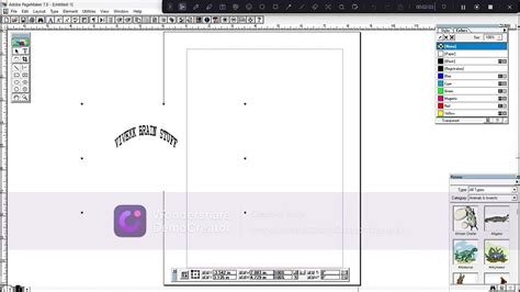 How To Create Curve Text Pagemaker 7 0 Youtube