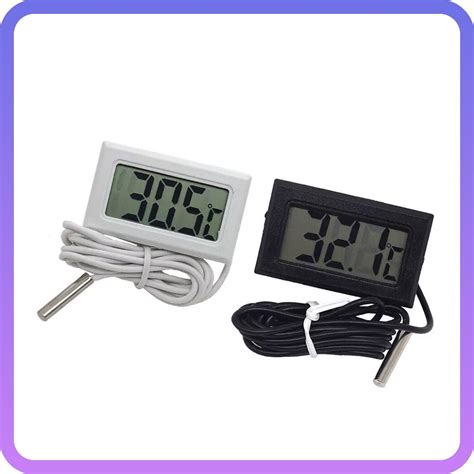 Sg Ready Stock Digital Thermometer With Lcd Display And 1 Meter Probe