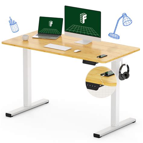 Flexispot Standing Desk Adjustable Height Desk Quick Assembly With 48 X