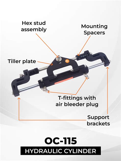 Hydraulic Boat Steering Single Outboard ODYSSEY 115U