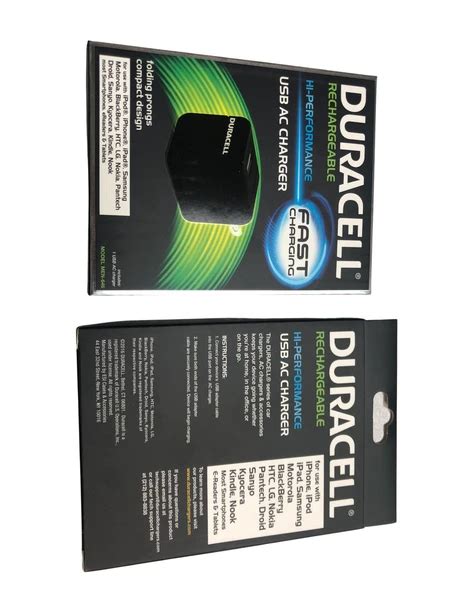 Dropship Two Packs Duracell Usb Ac Charger Travel Ac Adapter Safety