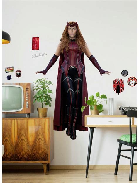 Marvel Wandavision Wanda Peel And Stick Giant Wall Decals Boxlunch