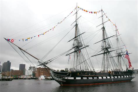 Etching Of The Uss Constitution By Addison Leboutillier