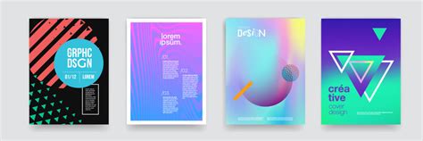 Abstract Orange Gradient Geometric Background Vector Image