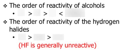 Order Of Reactivity Diagram Quizlet
