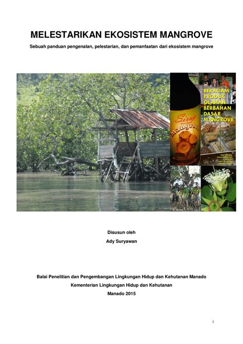 Pdf Melestarikan Ekosistem Mangrove Sebuah Panduan Pengenalan Pelestarian Dan Pemanfaatan