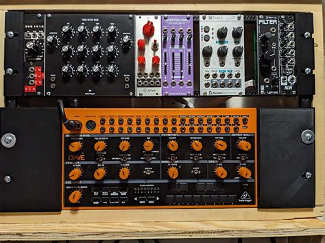 Behringer Crave Rackmount Ears And 84 Hp Rack Mount Reverb