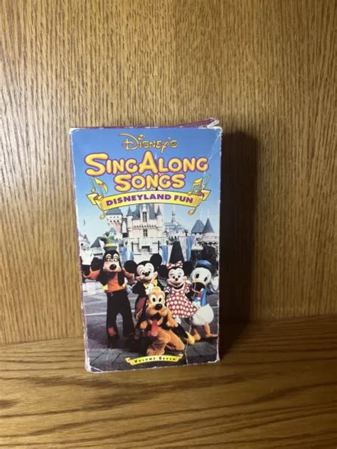 Disneys Sing Along Songs Disneyland Fun Volume 7 Vhs 29 Minutes