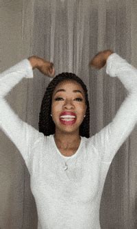 Excited Black Woman 