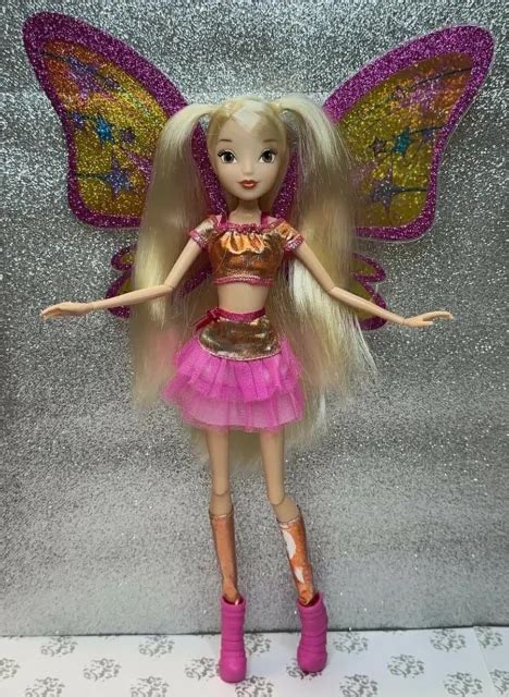 Winx Club Believix Stella Doll W Wings Fairy Of Shining Sun Jakks