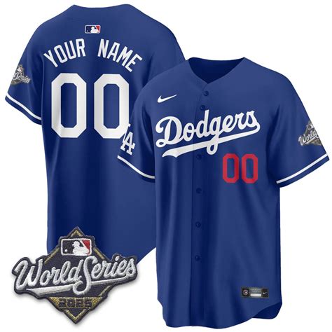 Custom Los Angeles Dodgers 2025 World Series Jersey On Sale For Cheap