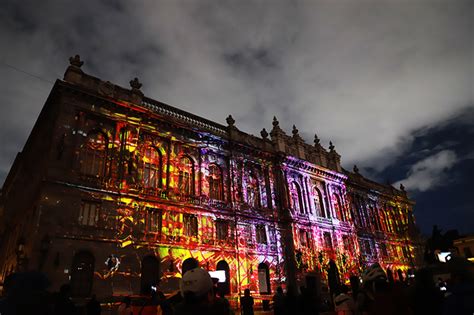 Italia Rinde Homenaje Al Muralismo Con Video Mapping En Munal Fotos