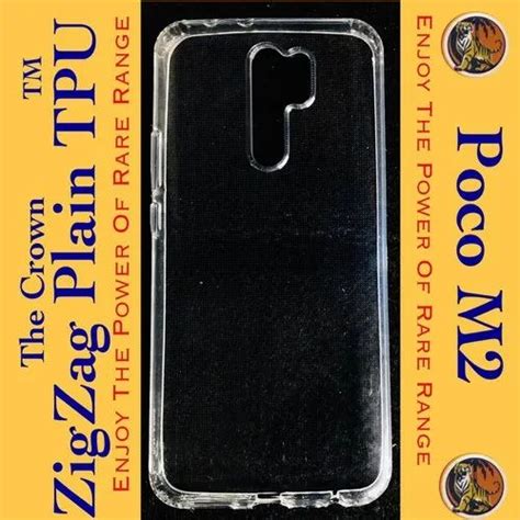Plastic Transparent MI POCO M2 Back Cover Size Normal At Rs 20 Piece In Jaipur
